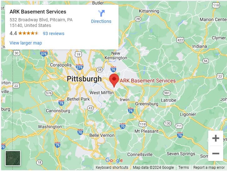 Service Areas | ARK Basement Services